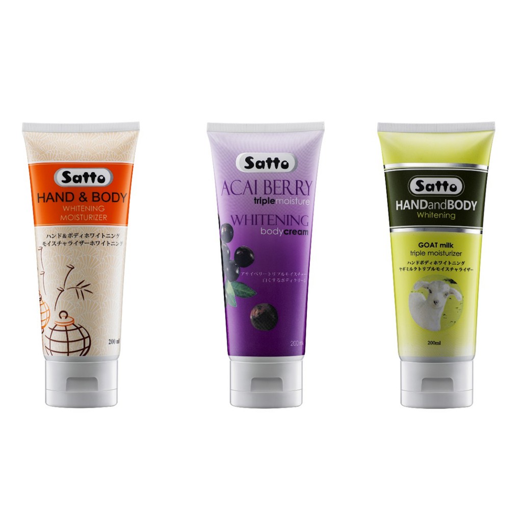 Jual SATTO HAND & BODY LOTION 200 ML | Shopee Indonesia