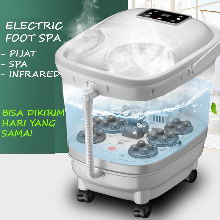 Jual Mesin Rendam Pijat Kaki Foot Spa Massager Infrared Roller Elektrik ...