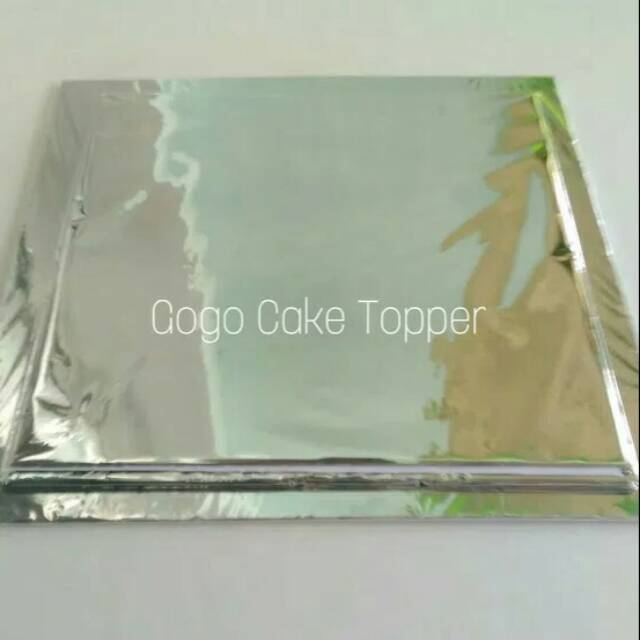 Jual Tatakan Kue / Alas Kue / Papan Kue SEGI 25 cm x 25 cm | Shopee ...
