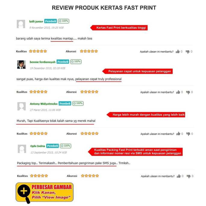 Jual FAST PRINT KERTAS WATER SLIDE DECAL PAPER UKURAN A4 100 GRAM KODE ...