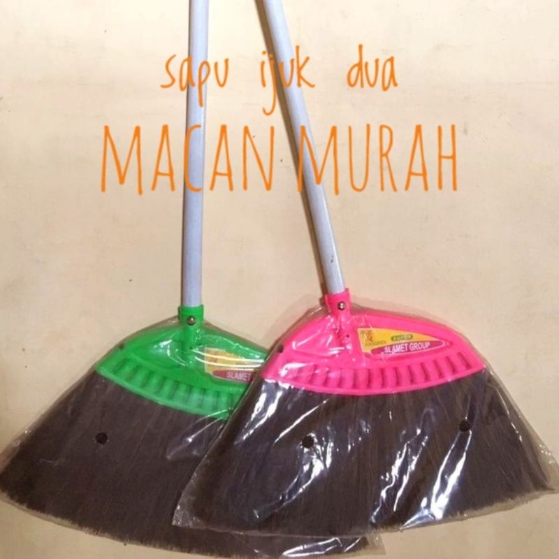 Jual SAPU IJUK DUA MACAN MURAH BERKUALITAS/ Sapu Lantai | Shopee Indonesia