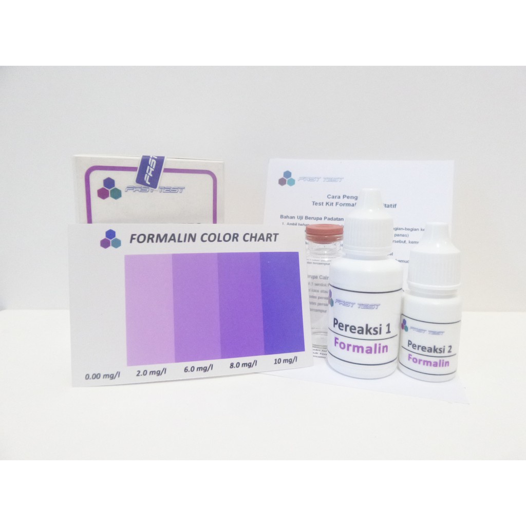 Jual Testkit Formalin Kuantitatif, Formalin/Formaldehyde Testkit ...