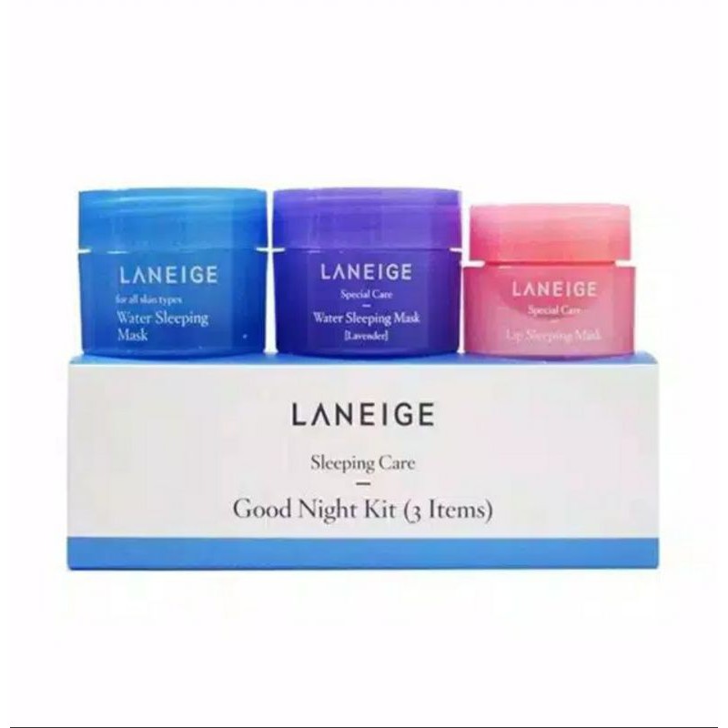 Jual Laneige Sleeping Care Good Night Kit 3 Items | Shopee Indonesia