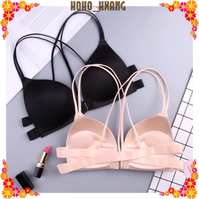 Jual HOHO_HWANG (B-1) Bra Wanita Model One-Piece Bra Bralette Push Up dengan dan Bergaya Sexy ...