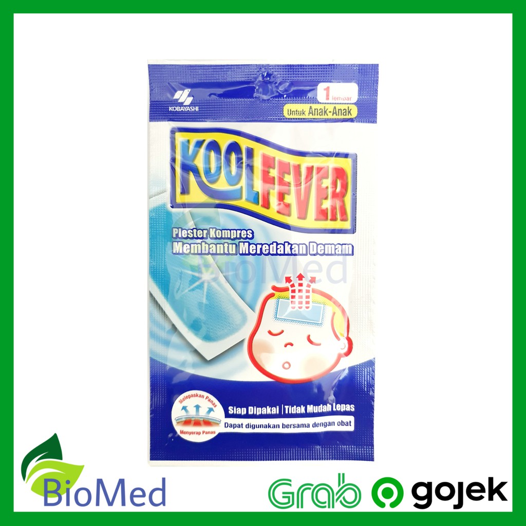 Jual KOOLFEVER Anak - Kool Fever Kompres Demam Panas Pusing Sakit Gigi ...