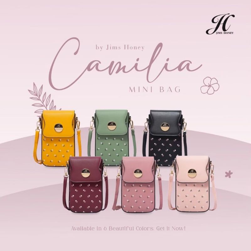Jual Tas Dompet Hp kecil Simple Classis Elegant (CAMELIA BY JIMSHONEY ...