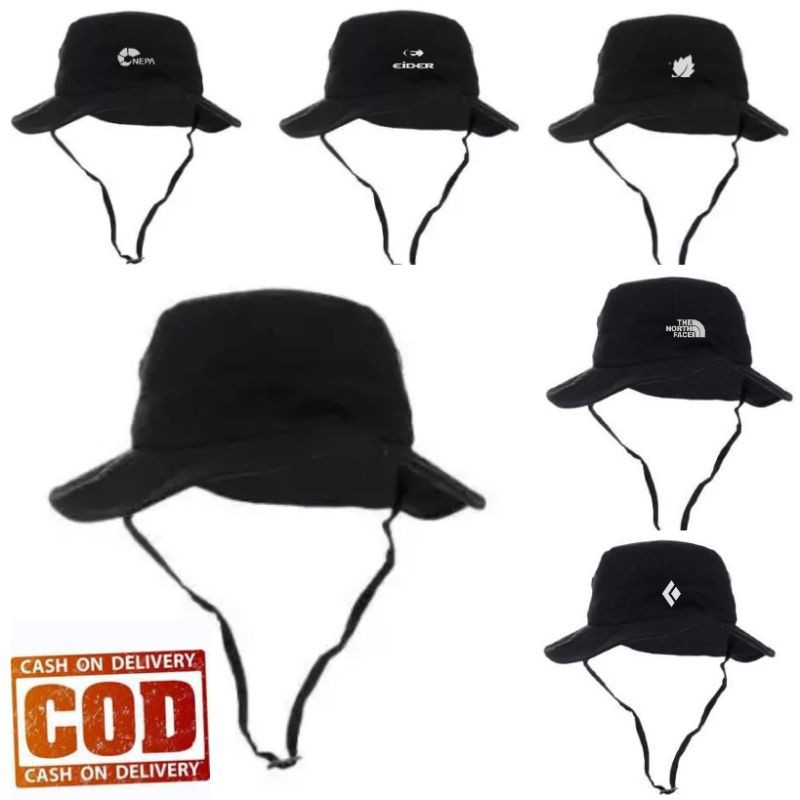 Jual Topi Rimba topi bucket + logo polyflex topi gunung topi hiking ...