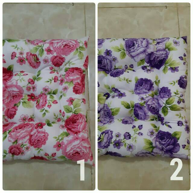 Jual BANTAL DUDUK ALAS SOFA KURSI MULTIFUNGSI MOTIF BUNGA | Shopee ...