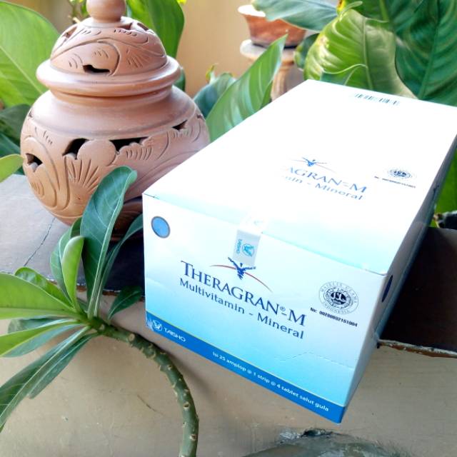 Jual Multivitamin Theragran M - Pilihan Dokter Ahli (1 Box Isi 25 Strip ...
