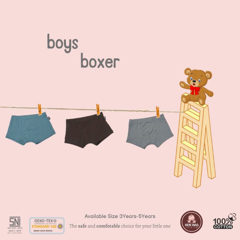 Jual Henhao Premium - Boys Boxer/Kids Underwear/Boxer anak laki laki ...