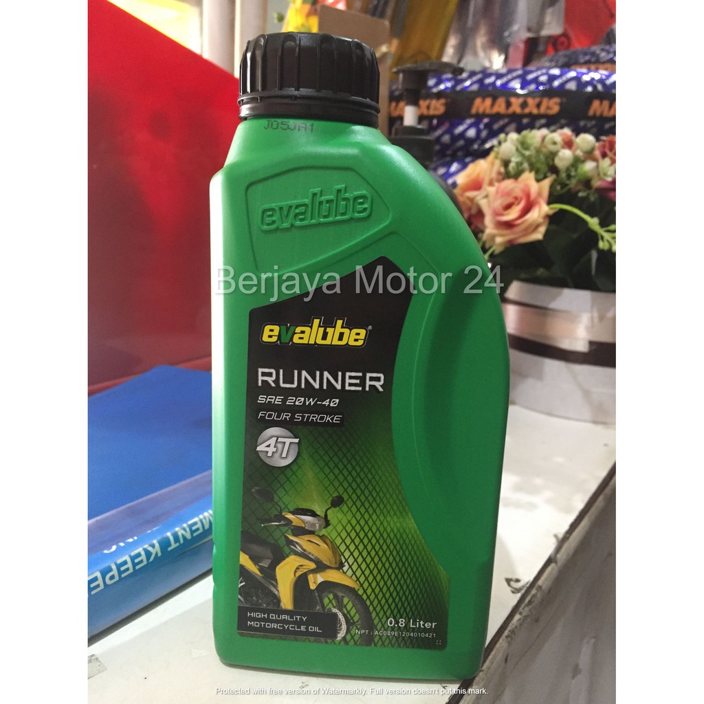 Jual OLI EVALUBE RUNNER 4T - 0.8L | Shopee Indonesia