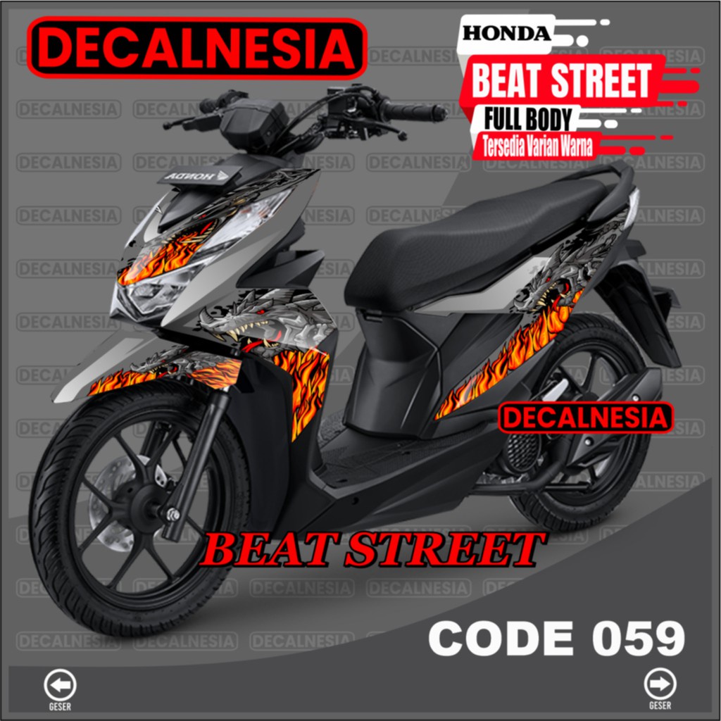 Jual Decal Beat Street New 2021 2022 2023 Full Body Stiker Motor 2020 ...