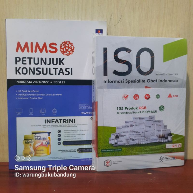 Jual Paket Buku Farmasi MIMS dan ISO Obat Edisi Terbaru 2021 | Shopee ...