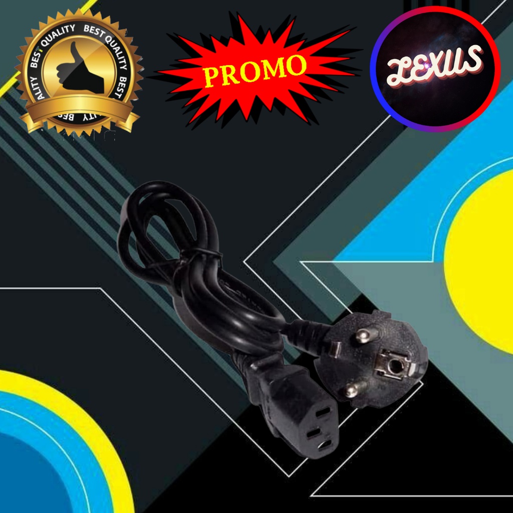 Jual KABEL POWER STANDARD PC CPU KOMPUTER MONITOR | Shopee Indonesia