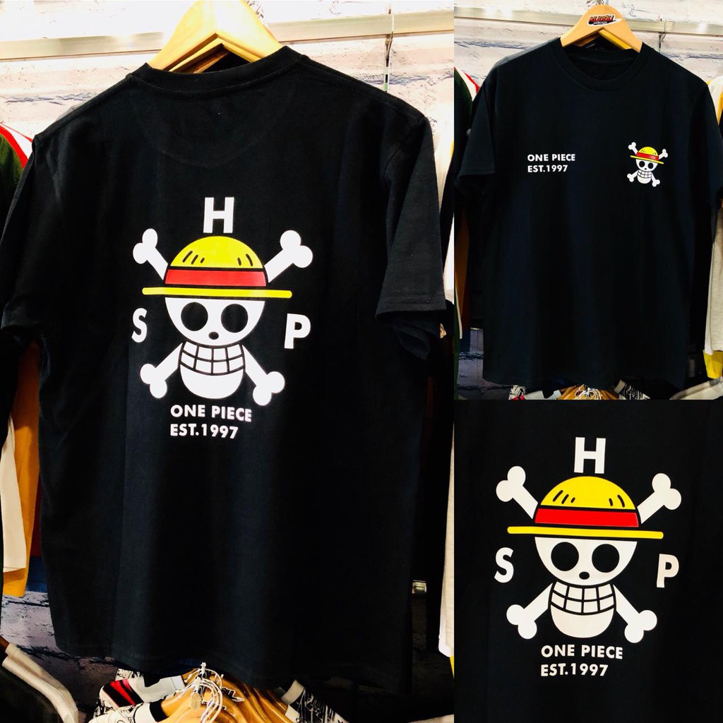 Jual Kaos Onepiece Mugiwara Shp Strawhat Pirate Tshirt One Piece Logo ...