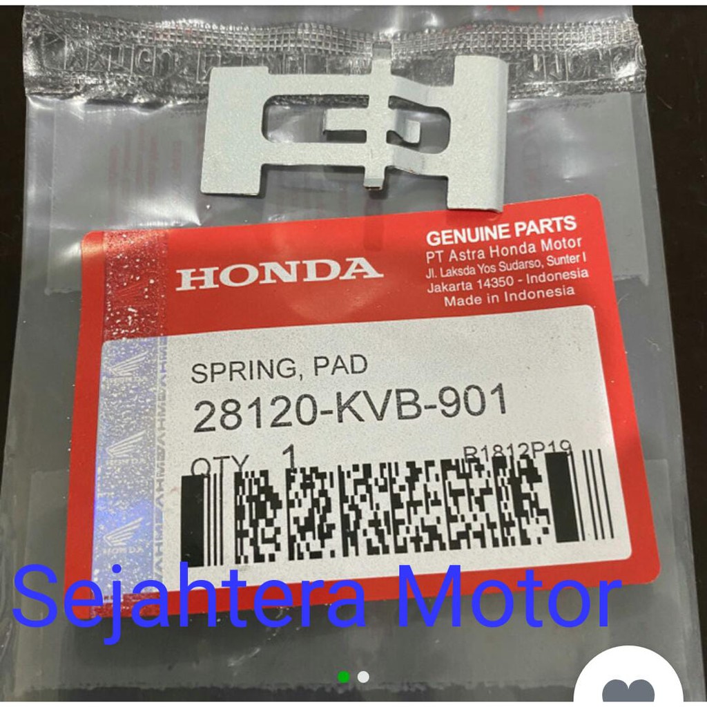 Jual Spring Pad Plat Tahanan Vario 110 CBS CW Old Techno Lama Beat FI ...