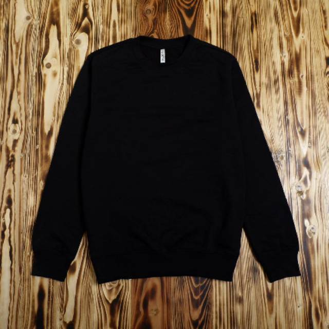 Jual Sweater H&M Divided Basic Crew Neck Sweatshirt Hitam Original ...