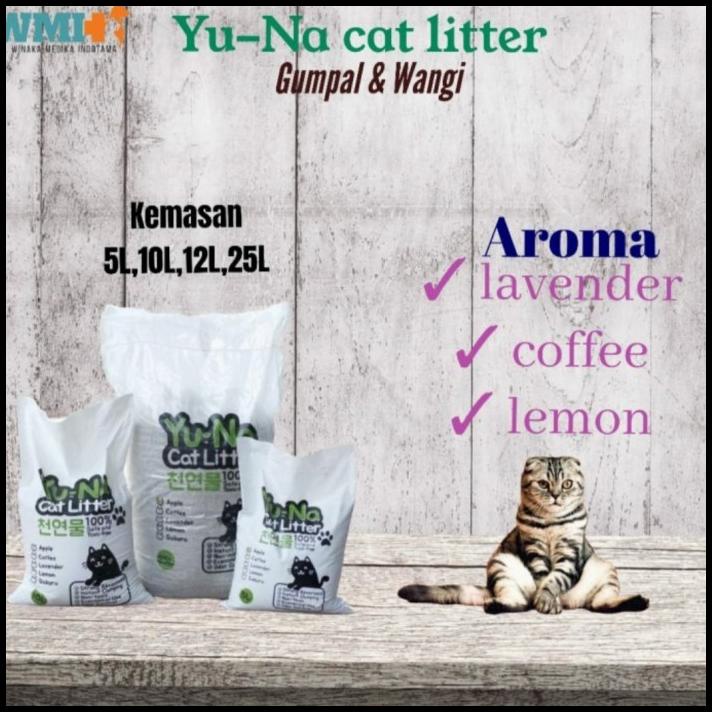 Jual Yuna Cat Litter 10 L - Pasir Kucing Gumpal Wangi Yu-Na | Shopee ...