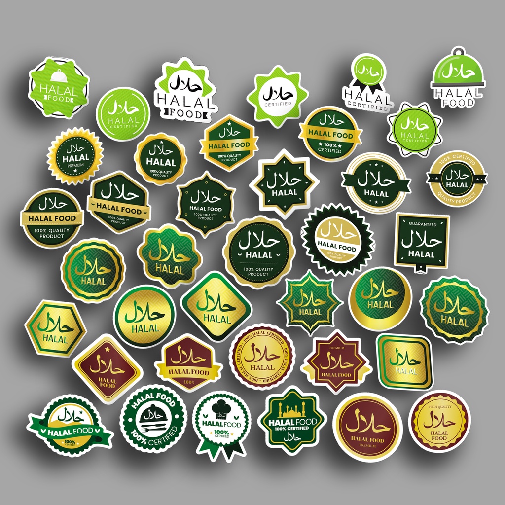Jual Stiker Halal Stiker Laber Stiker Kemasan Produk | Shopee Indonesia