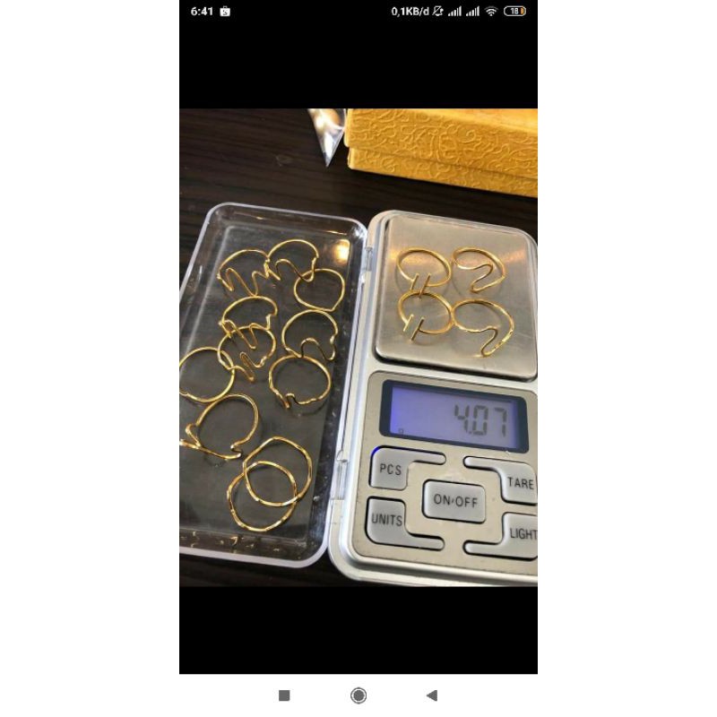 Jual cincin model korea emas 22k | Shopee Indonesia