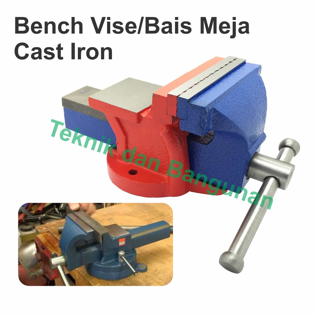 Jual Bais Meja 5'' Catok Meja Catok Paron Bench Vise Ragum | Shopee ...