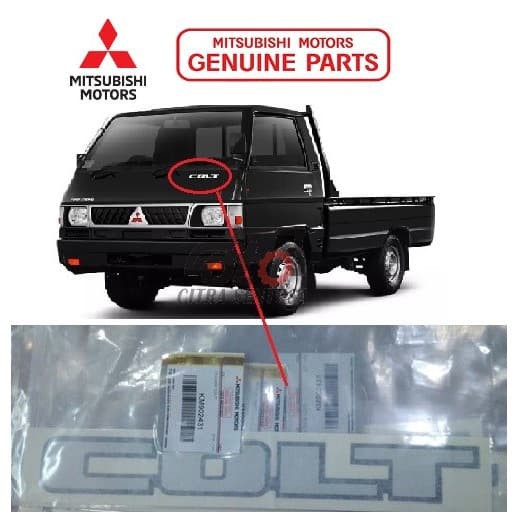 Jual STIKER TULISAN COLT L300 DIESEL / STICKER "COLT" KM902431 | Shopee ...