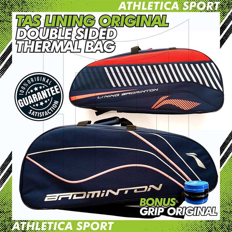 Jual TAS RAKET BADMINTON LINING ABDP 372 ORIGINAL | Shopee Indonesia