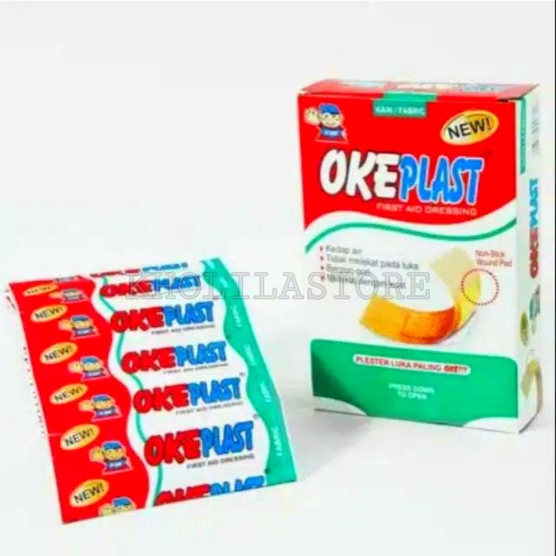 Jual OKEPLAST / PLASTER OKE PLAST ISI 100strip | Shopee Indonesia