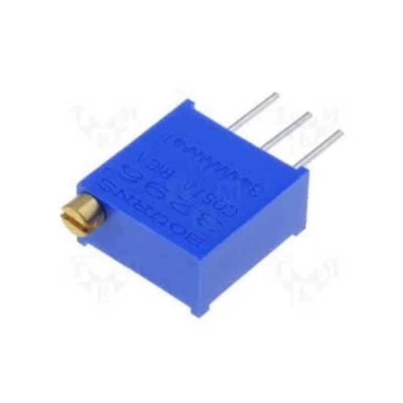 Jual 3296w 101 100r 100ohm multi turn adjustable trimmer potensiometer ...
