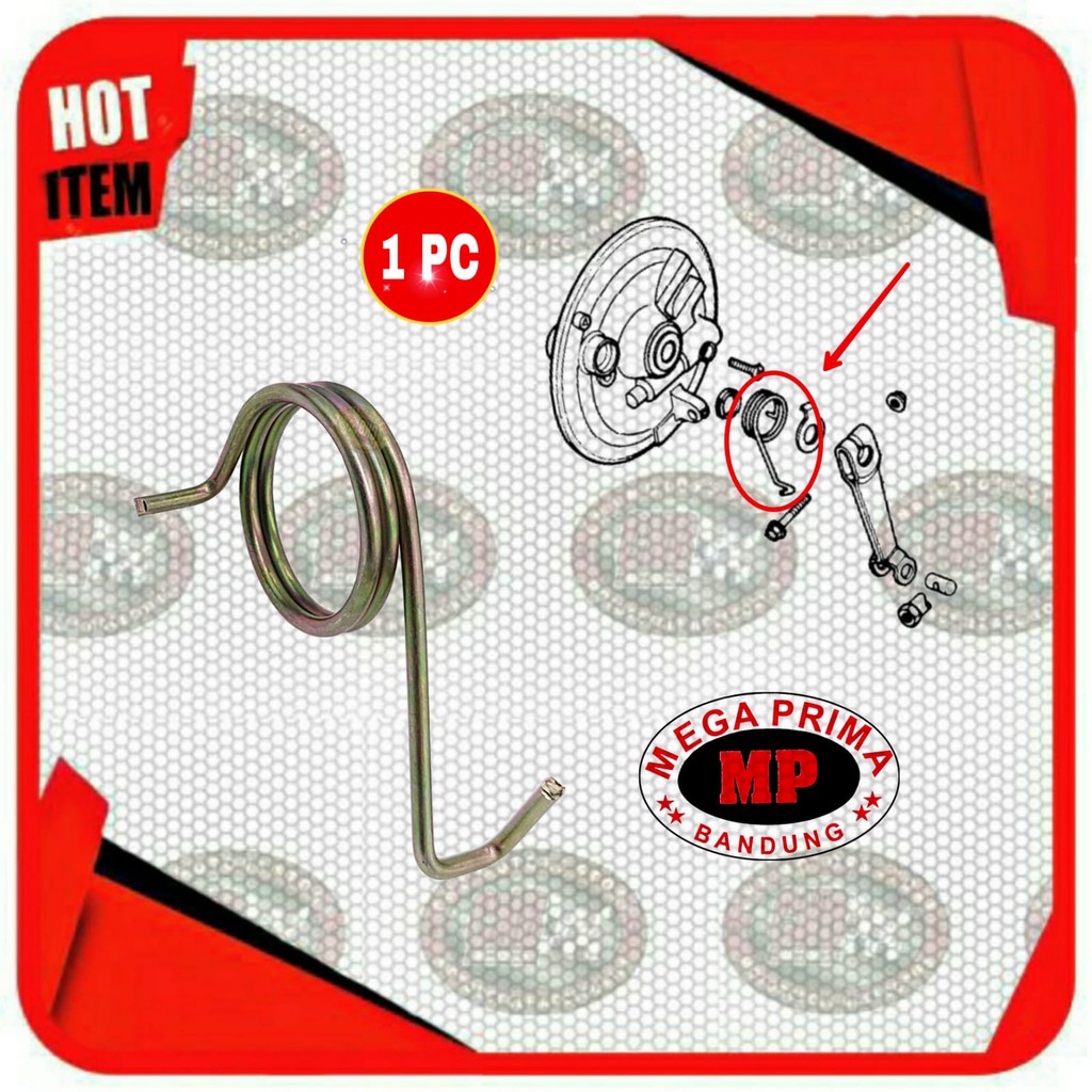 Jual Per / Pir Tuas Rem Tromol Depan HONDA C70 C700 ASTREA STAR PRIMA ...
