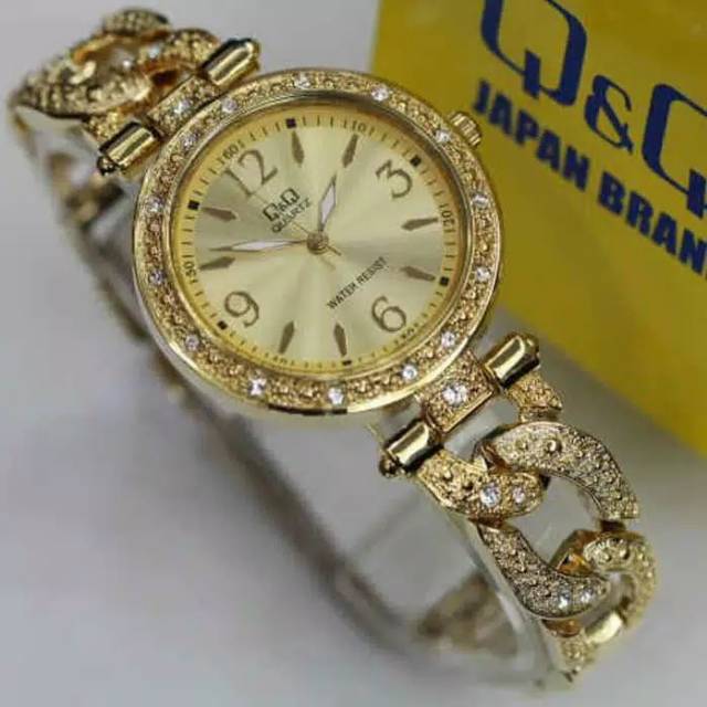 Jual Jam Tangan Wanita Q&Q QnQ QQ F539 F539J Original | Shopee Indonesia