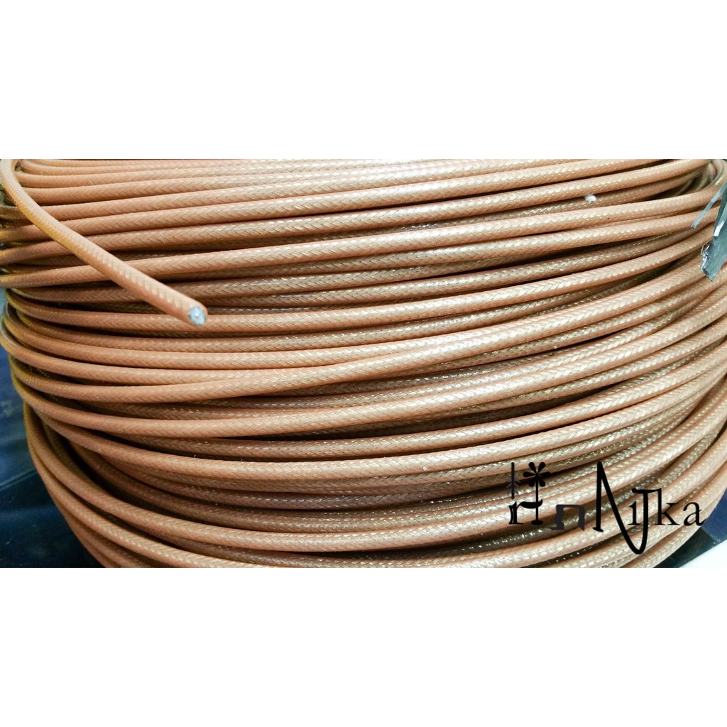 Jual Kabel Teflon RG-58 Tembaga Full Tunggal RG58 | Shopee Indonesia