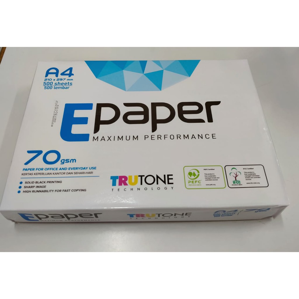 Jual KERTAS HVS EPAPER A4 70GR | Shopee Indonesia