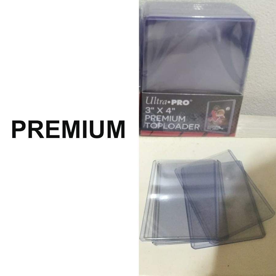 Jual Ultra Pro Regular Toploader 3x4" dan Card Sleeves 25ct TCG Sport K-Pop Photocard Plastik ...