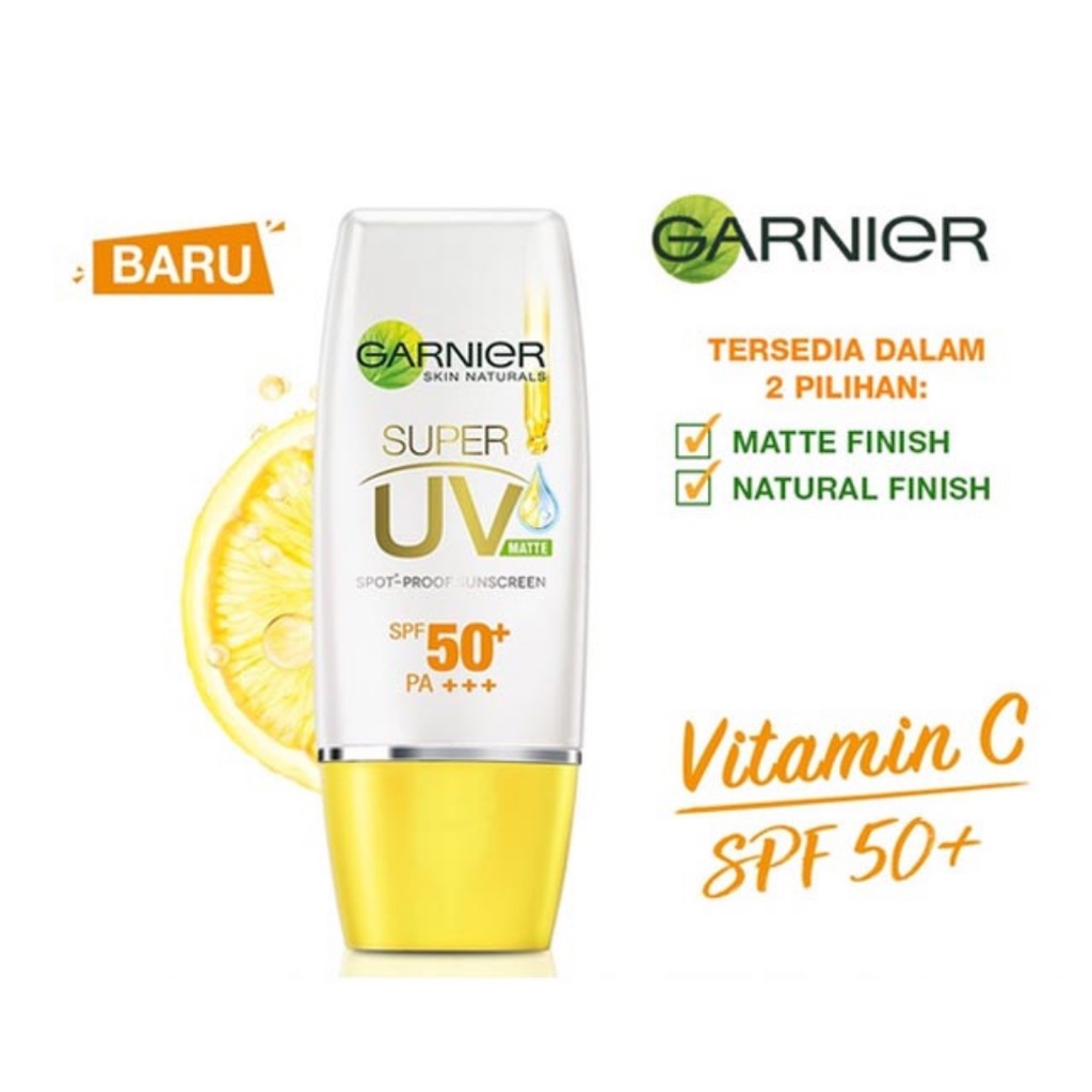 Jual Garnier Bright Comp Spr Uv Matte Sunscreen Spf50 30Ml | Shopee ...