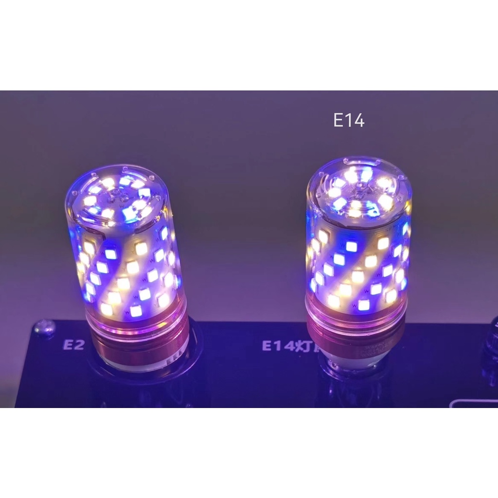 Jual Lampu Candle LED E27 Dan E14 3Warna 12W/Putih+WW+K dan K+B+ungu ...