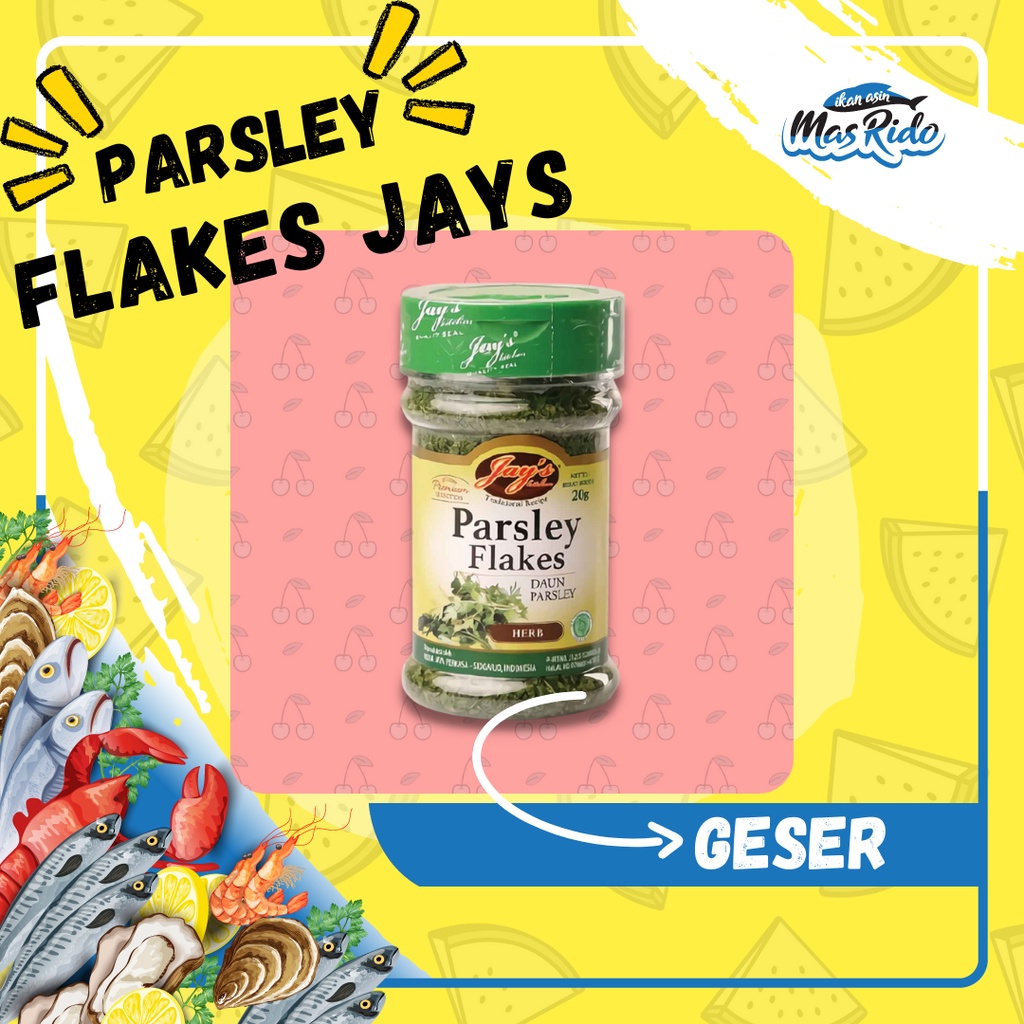 Jual Jay'S Parsley Flakes Daun Parsley Kering Jay Parsley Bubuk Praktis ...