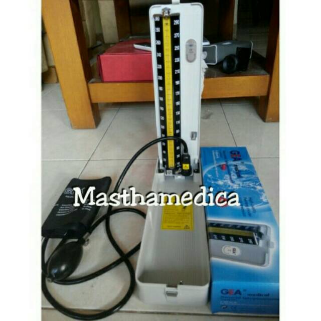 Jual Tensi Tensimeter Spygmomanometer Air Raksa Hg Meja Duduk GEA ...