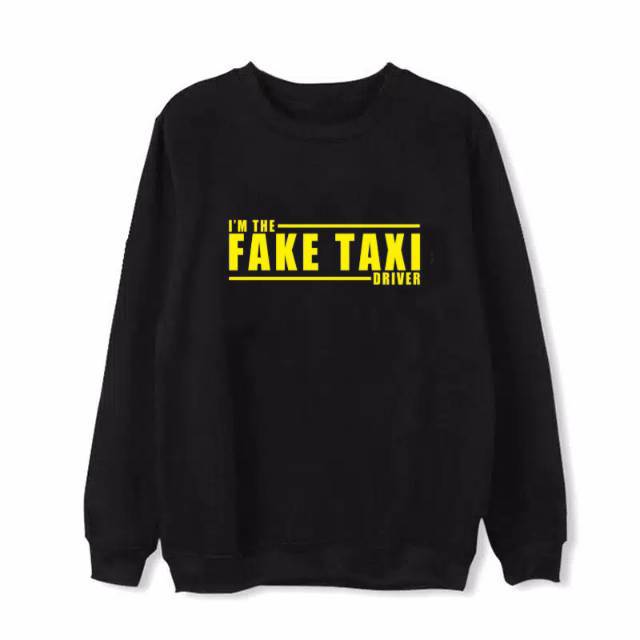 Jual Sweater I'M FAKE TAXI DRIVER | Sweater Distro | Sweater Wanita ...