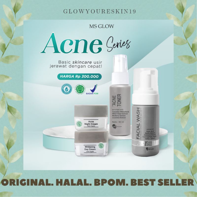 Jual MS GLOW ACNE SERIES ORIGINAL | Shopee Indonesia
