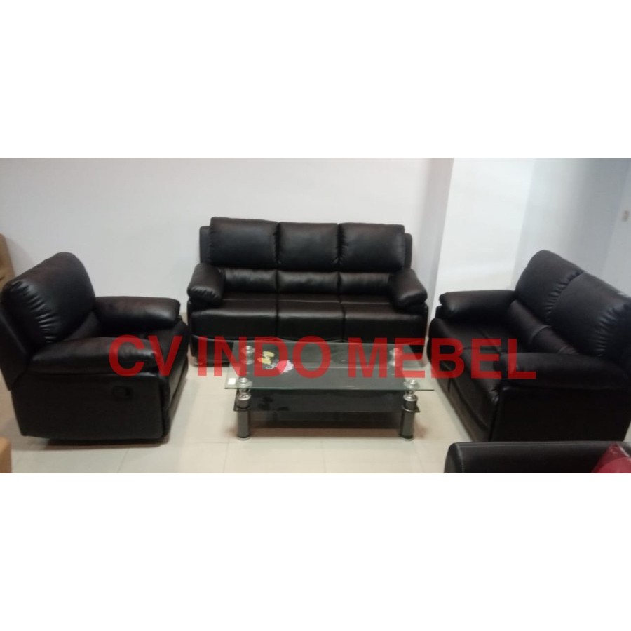 Jual Sofa recliner 321 premium kursi tamu reclining ready makassar ...