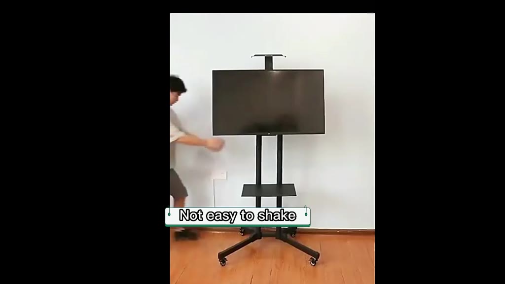 Jual Standing Mobile TV Stand 32-75 Inch Adjustable Universal Bracket ...