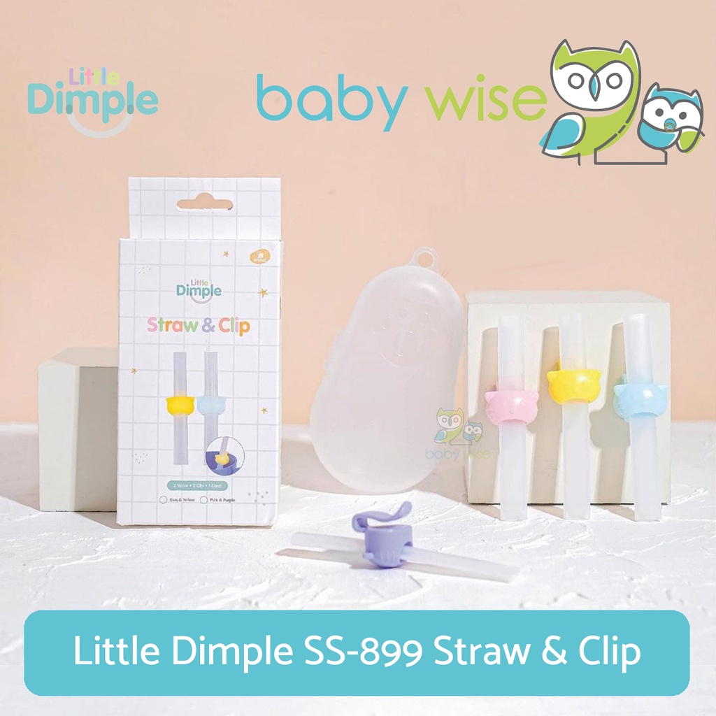 Jual Little Dimple Straw & Clip | Shopee Indonesia