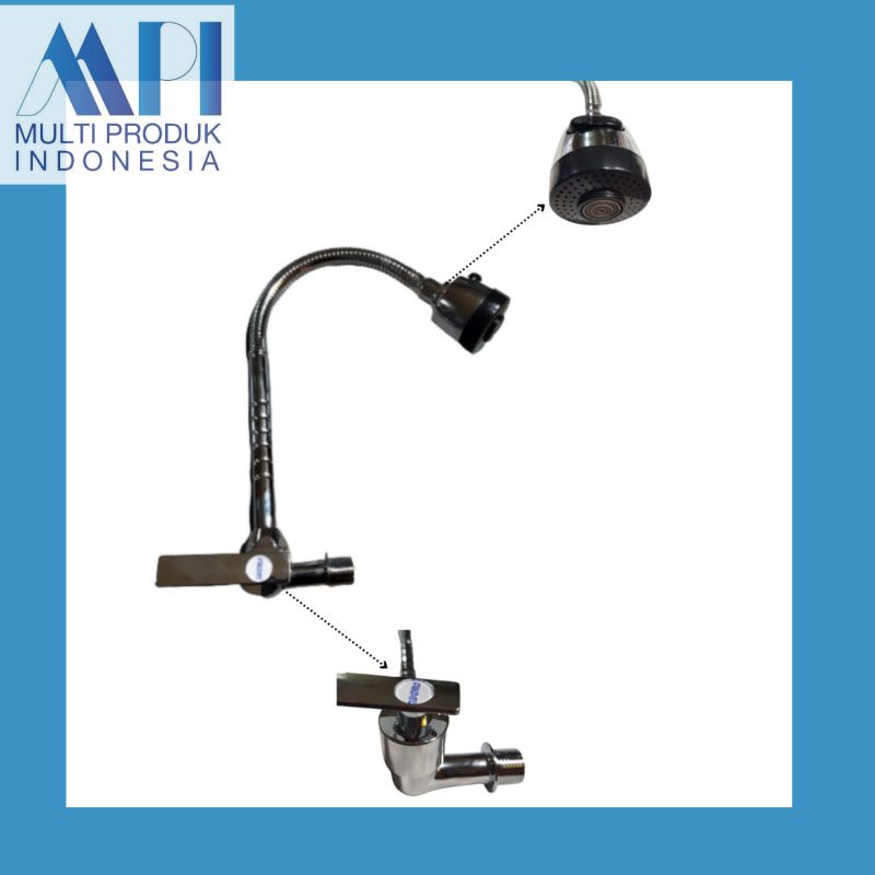 Jual kran leher angsa flexible , kran tembok angsa shower, kran ...