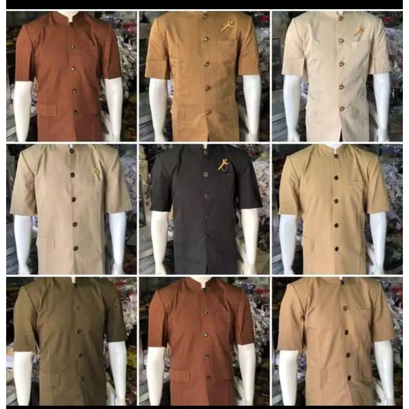 Jual Safari Bali Super Premium Baju Koko Kemeja Formal Bali | Shopee ...