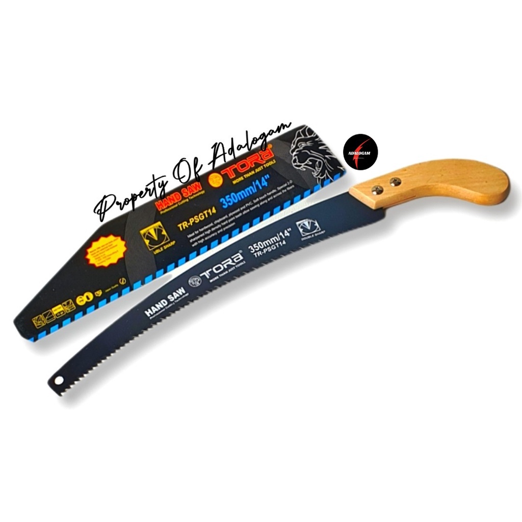 Jual TORA Gergaji Lengkung Kopi 14 Inch - Gergaji Kayu Dahan Coklat Kebun | Shopee Indonesia