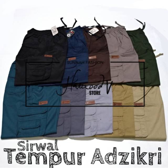 Jual Sirwal Tempur Notations Adzikri GROSIR Sirwal Sholat Santai Celana ...