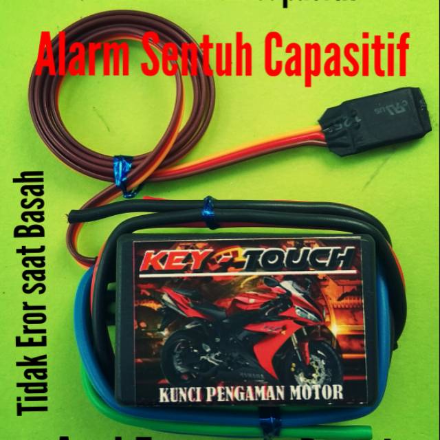 Jual Alarm motor sistem sentuh capasitive atau sentuh body pengaman ...