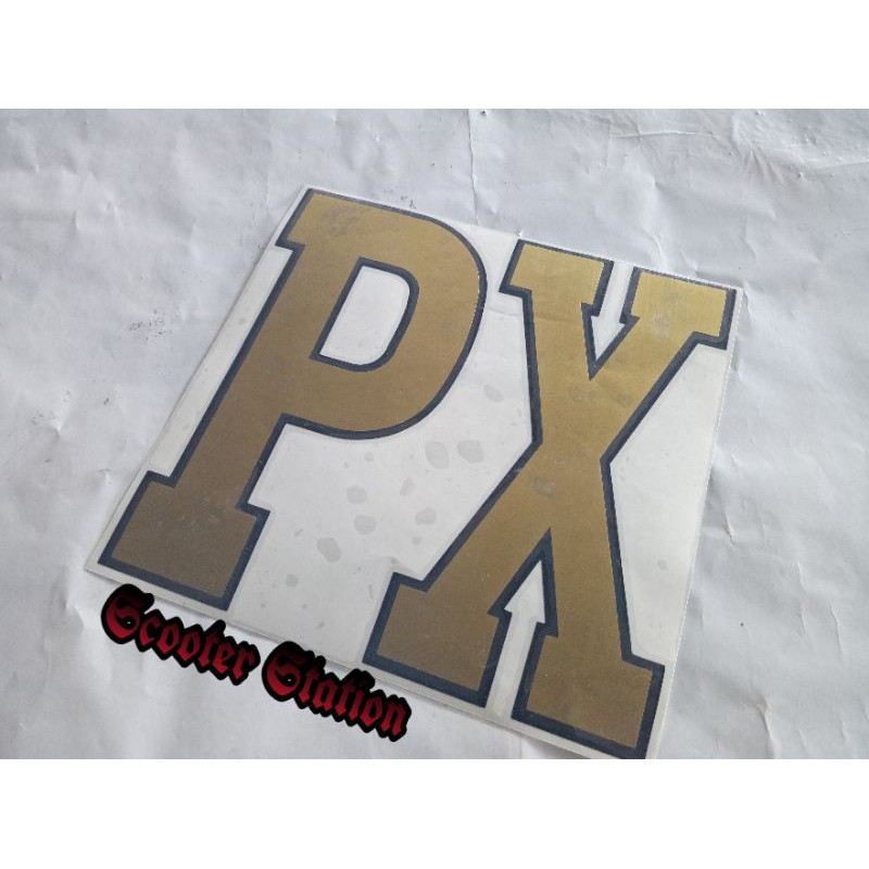 Jual sticker decal vespa px gold | Shopee Indonesia