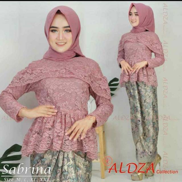 Jual Set Kebaya marrijane brokat sabrina 2 /kebaya modren /kebaya ...